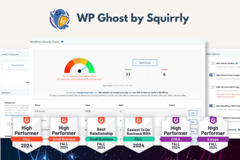WP Ghost - Free WordPress Security Plugin